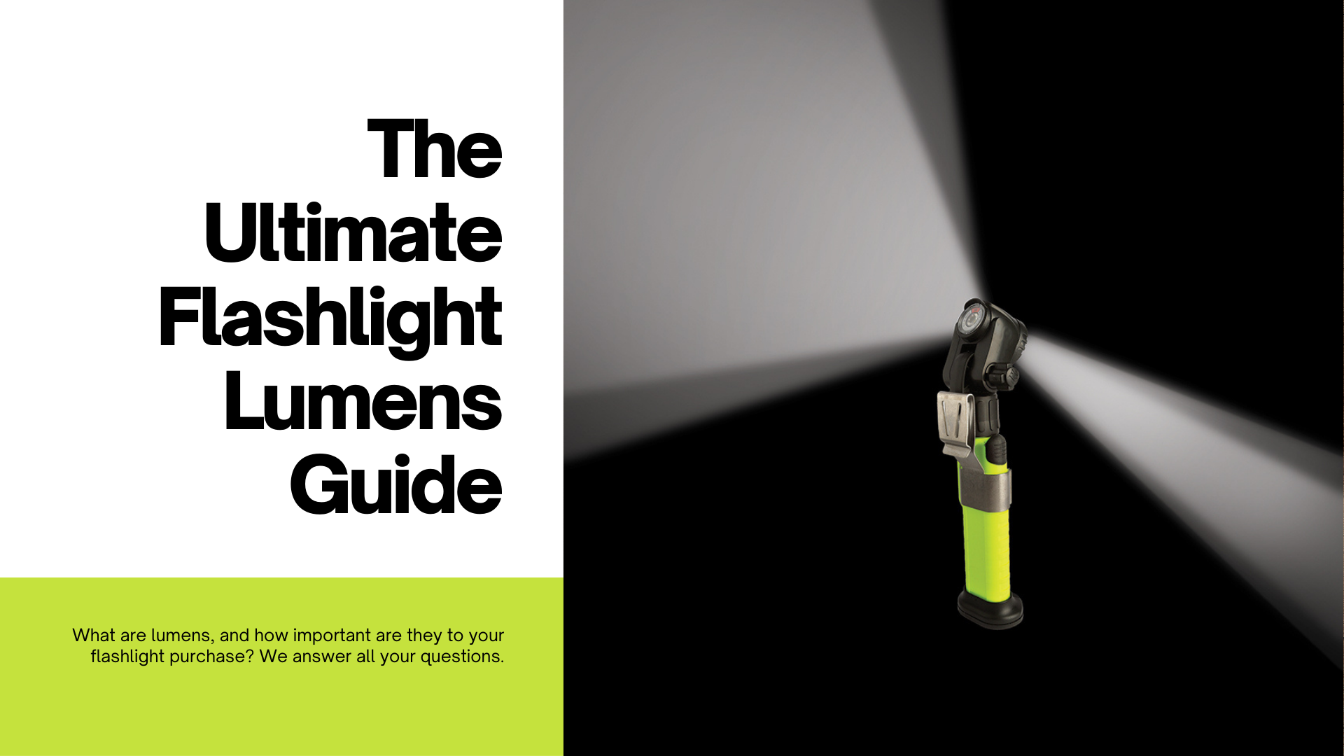 Flashlights Lumens Brightness Chart